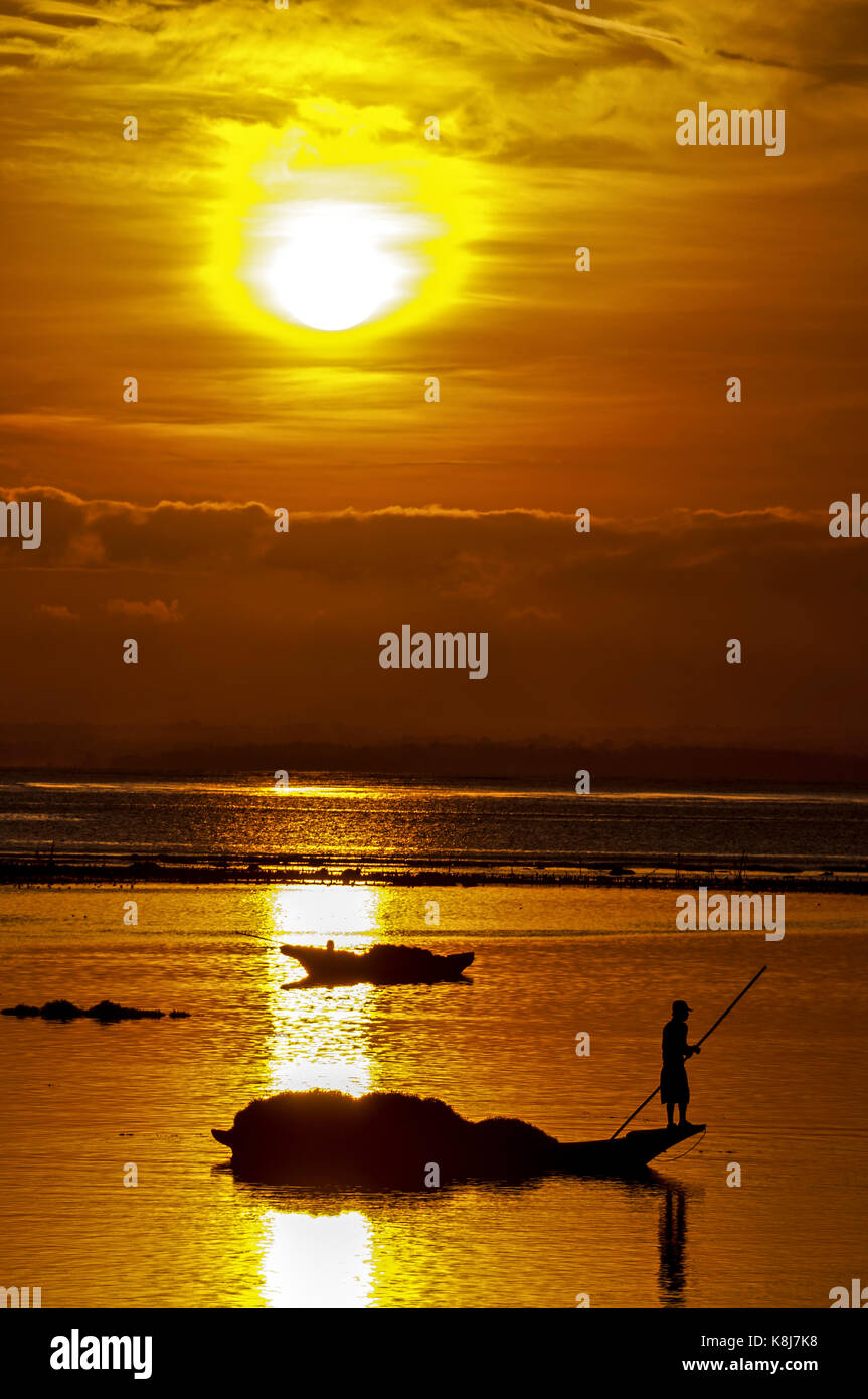Indonesien. Bali. Nusa Lembongan. Die Menschen auf der Insel haben sich ...
