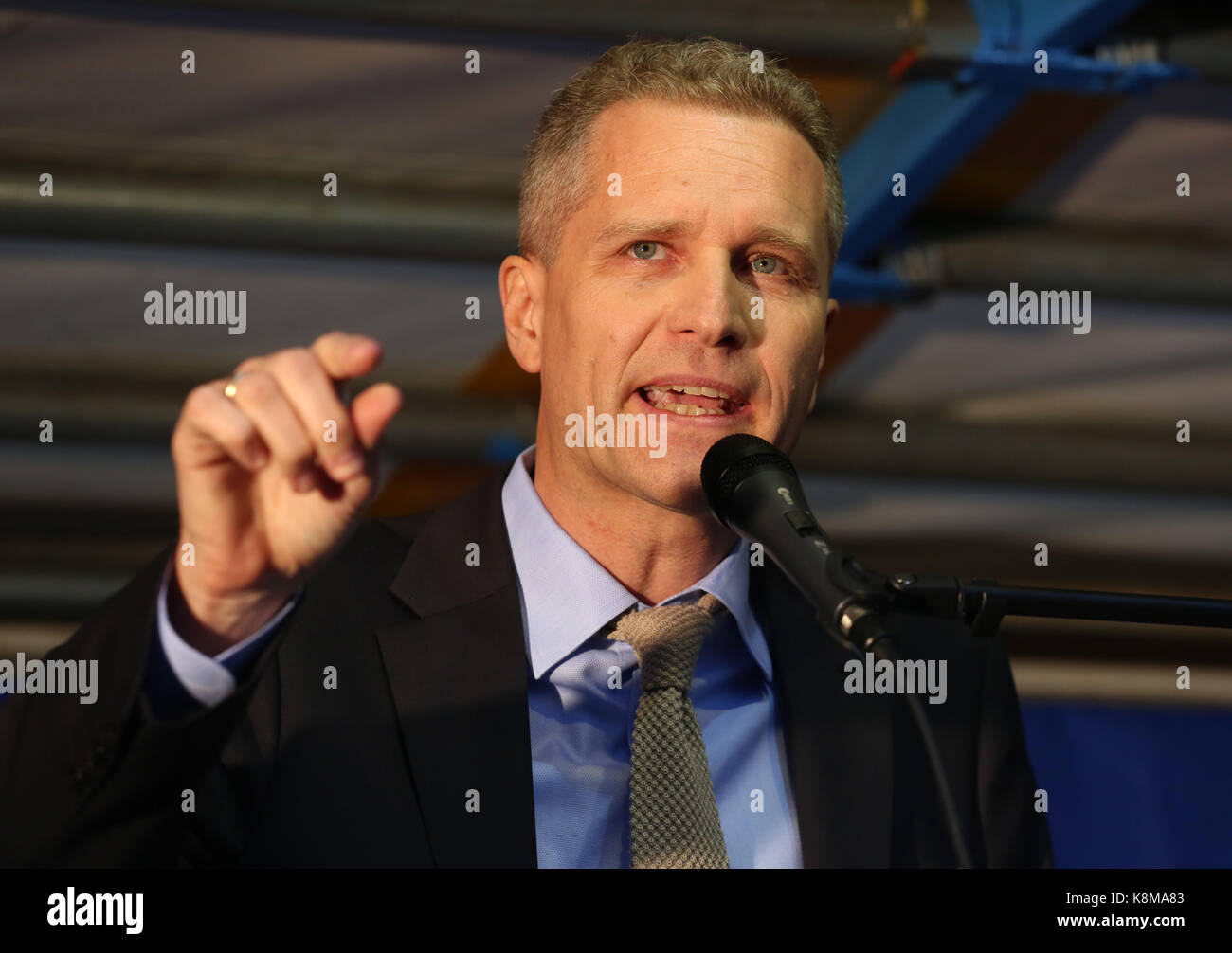 München, Deutschland. 19 Sep, 2017. Bayerische Vorsitzende der AfD Petr ...