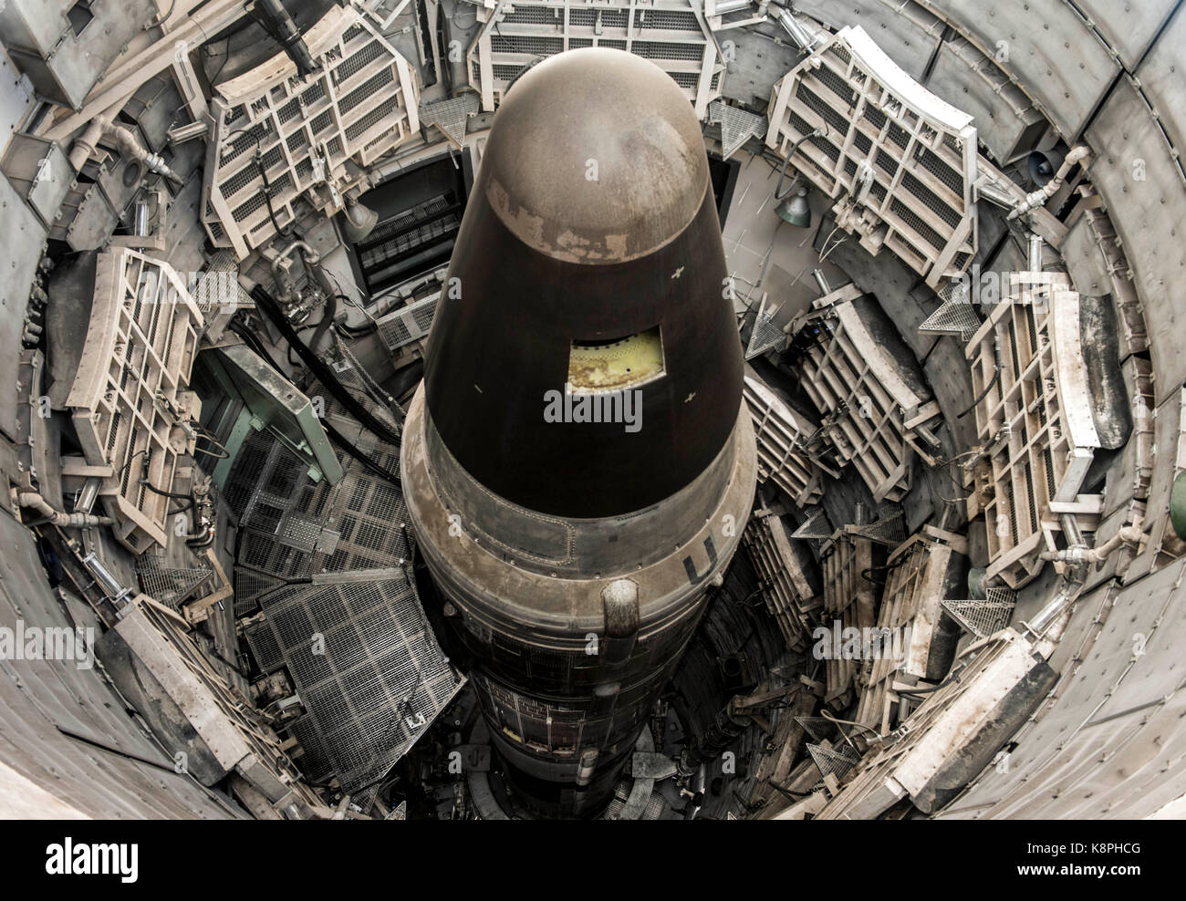 Sahuarita, Arizona, USA. 20 Sep, 2017. Ein Titan-II-Rakete als von oben ...