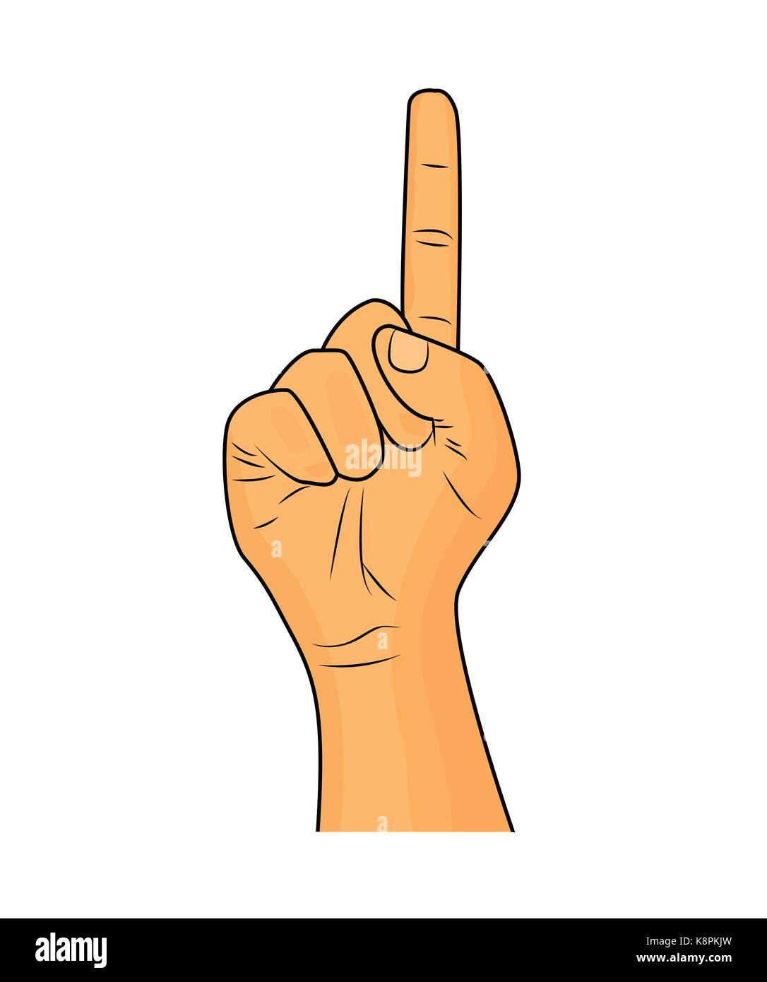 Hand mit zeigefinger vektor -Fotos und -Bildmaterial in hoher Auflösung – Alamy