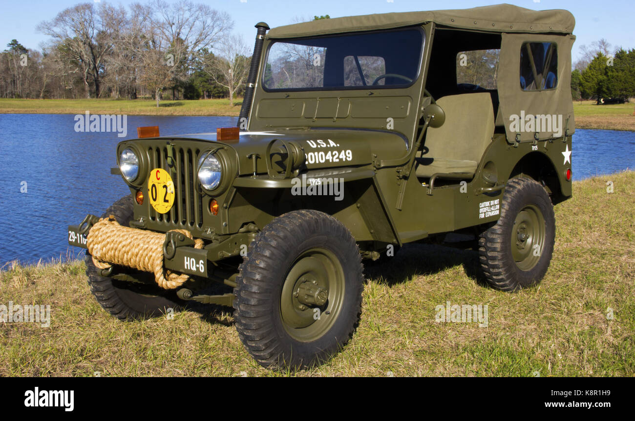 Die WILLYS M38 Army jeep Stockfotografie - Alamy