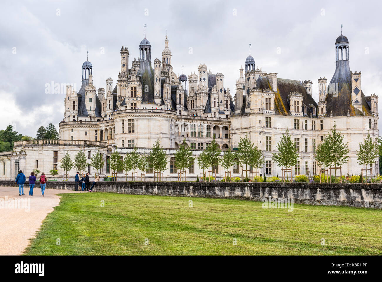 Chateau de Chambord, das größte Schloss im Tal der Loire, Loir-et-Cher ...