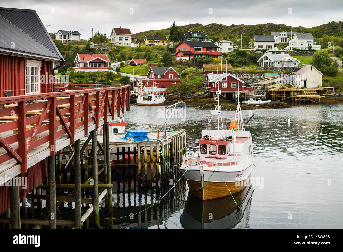 Lofoten, Sørvågen, Moskenes, Norwegen Stockfotografie - Alamy