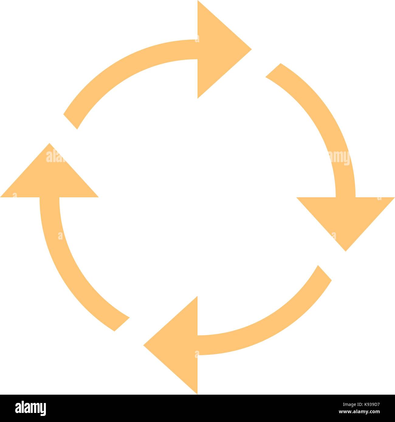 Pfeil Richtung Symbol navigation Button neu laden, aktualisieren ...