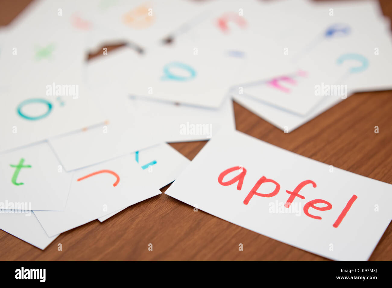 Deutsches alphabet -Fotos und -Bildmaterial in hoher Auflösung – Alamy