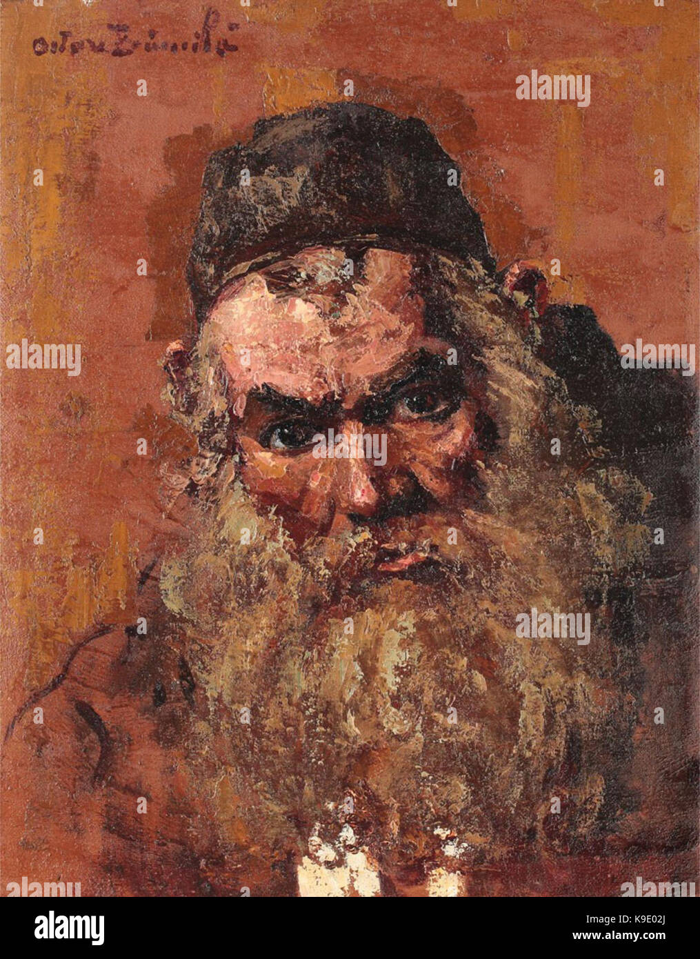 Octav Bancila Portret de evreu Stockfotografie - Alamy