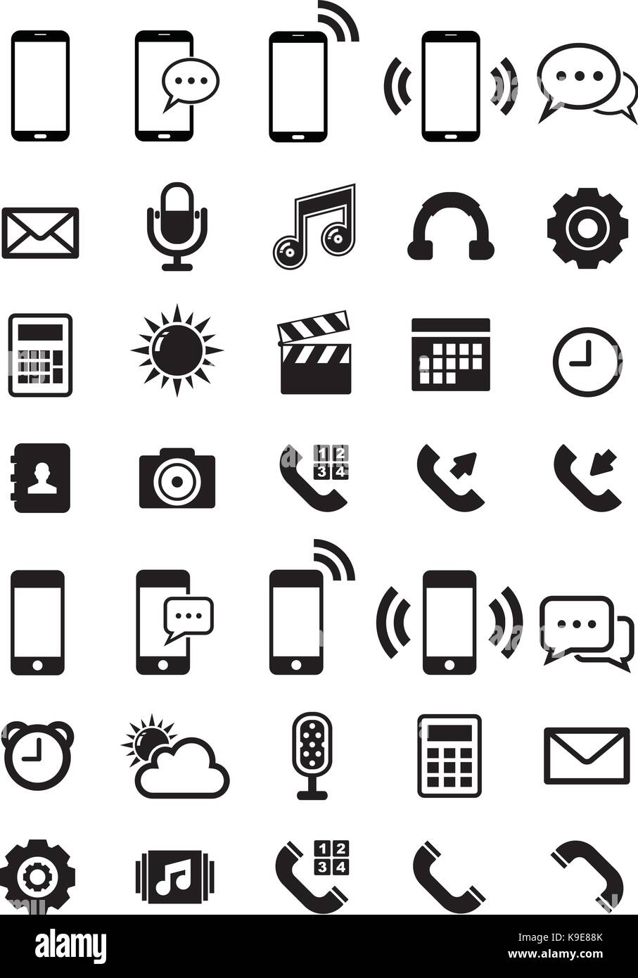 Smart phone symbol -Fotos und -Bildmaterial in hoher Auflösung – Alamy