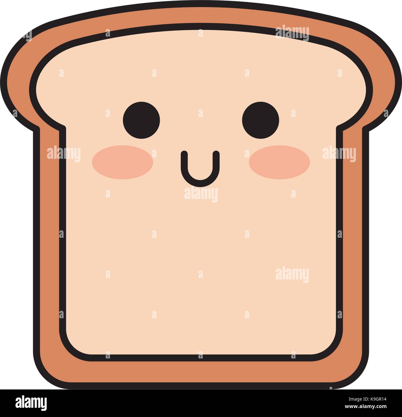 Happy Bread Cartoon Stockfotos und -bilder Kaufen - Alamy