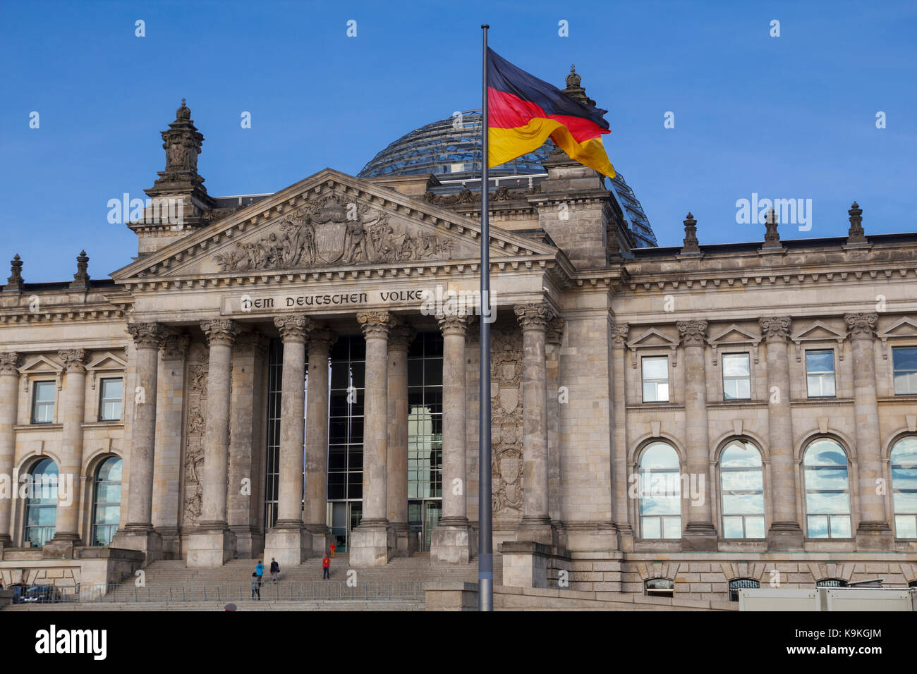 Der Deutsche Bundestag, eine konstitutionelle und legislative Building ...