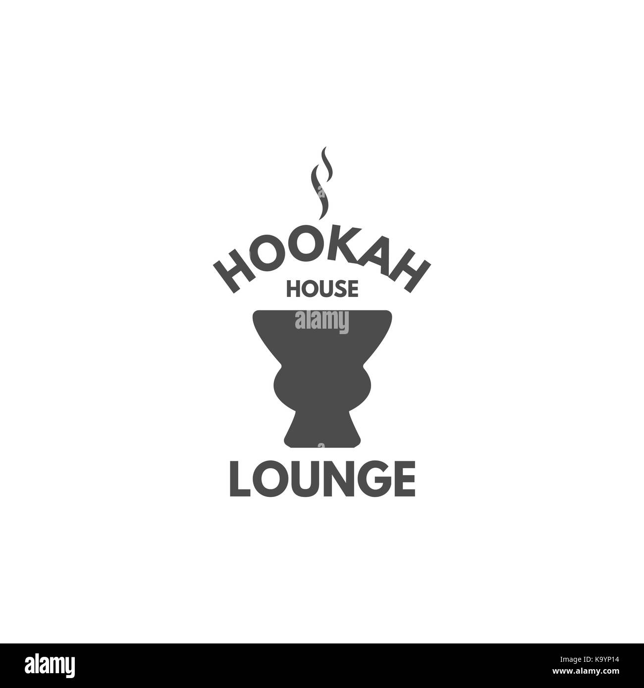 Shisha relax Label, Abzeichen. Vintage shisha Logo mit Shisha Schüssel ...