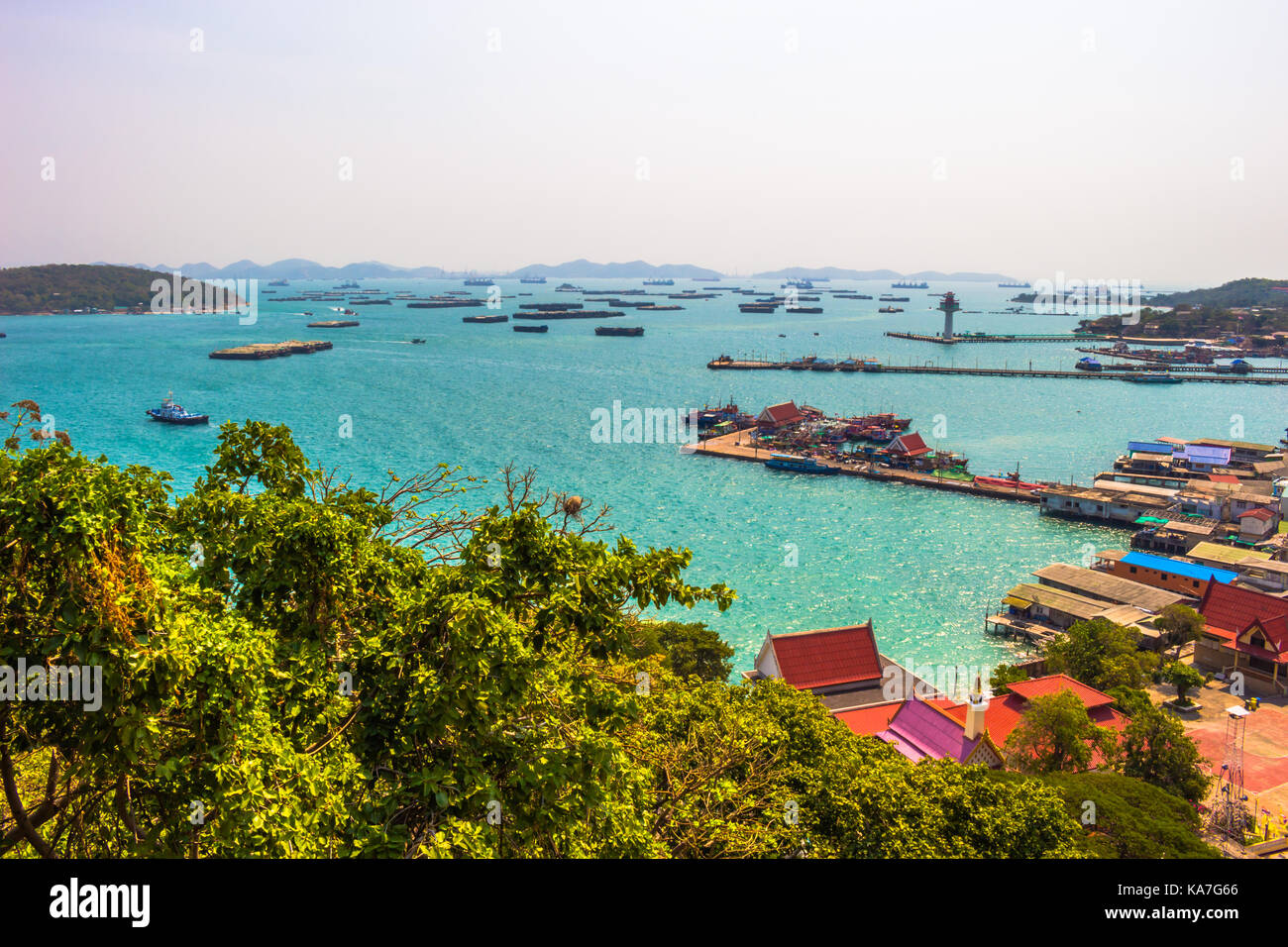 Sea Island Si Chang Thailand Harbour Island Dorfbewohner Si Chang ...