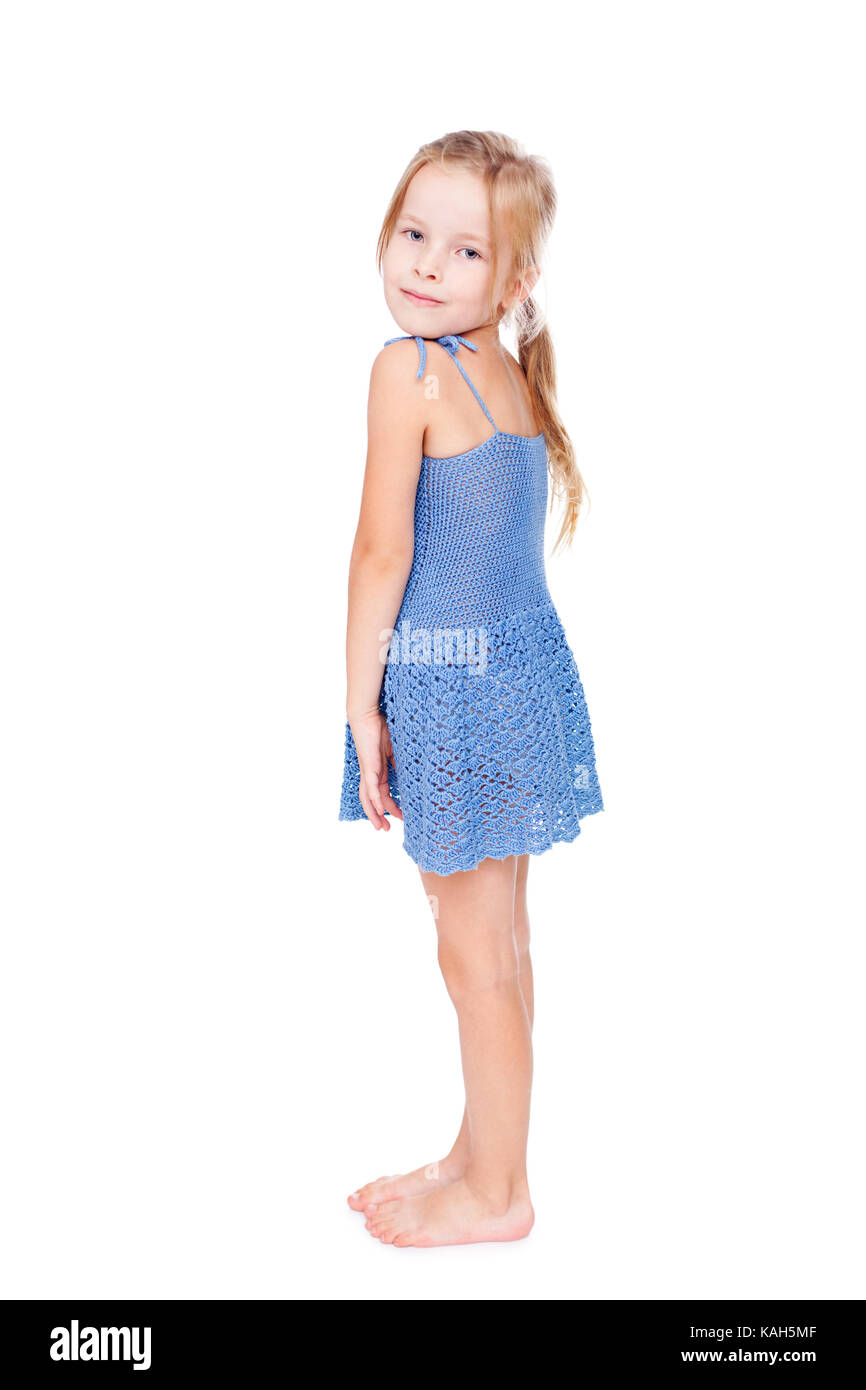 Mädchen in blauen kleid Ausgeschnittene Stockfotos und -bilder - Alamy