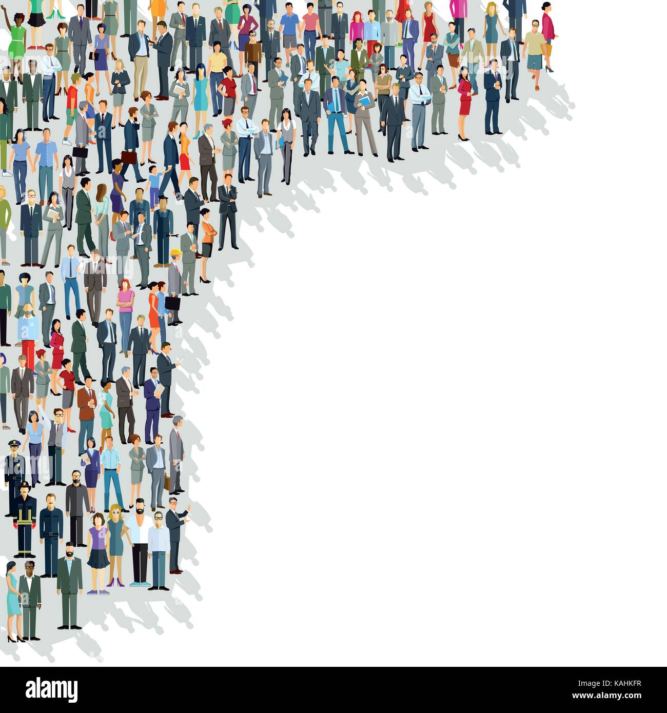 Menschenmengen menschenmengen Stock-Vektorgrafiken kaufen - Alamy