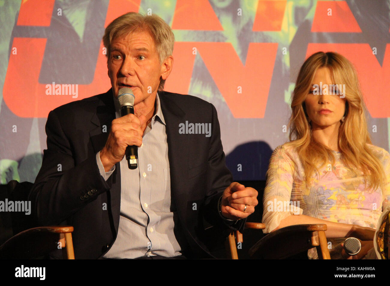 Harrison Ford, Sylvia Hoeks 08/24/2017 'Blade Runner 2049 ...