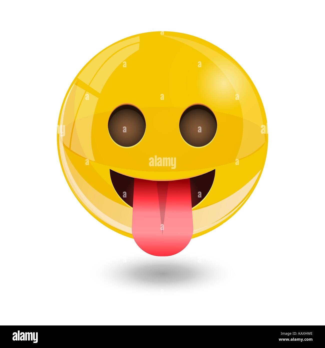 Gelbe smiley Emoticons, emoji, Vector Illustration Stock-Vektorgrafik ...