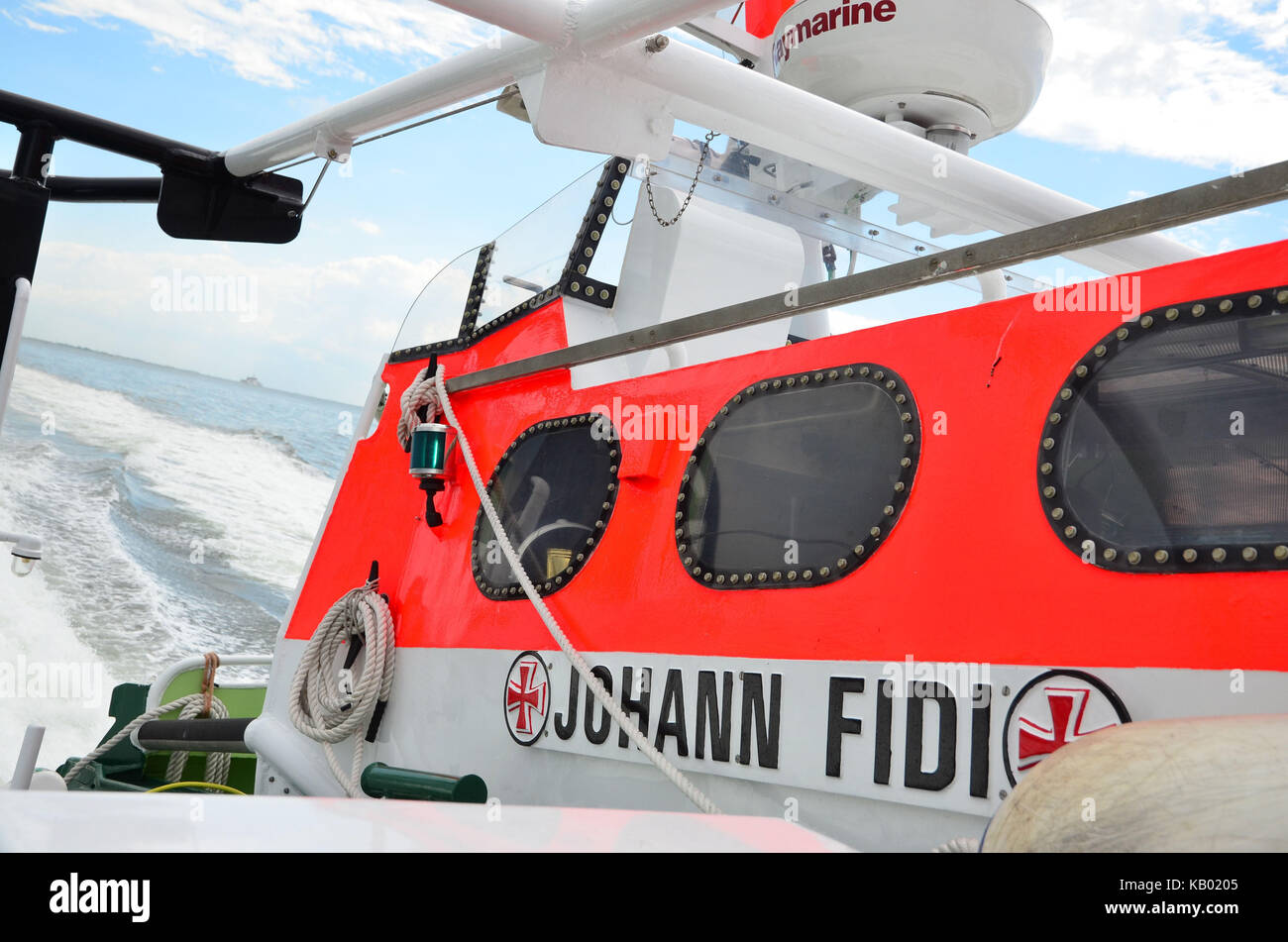 Deutschland, Nordsee, Rettung, Rettungsboot, das Schiff Boot, auf dem ...