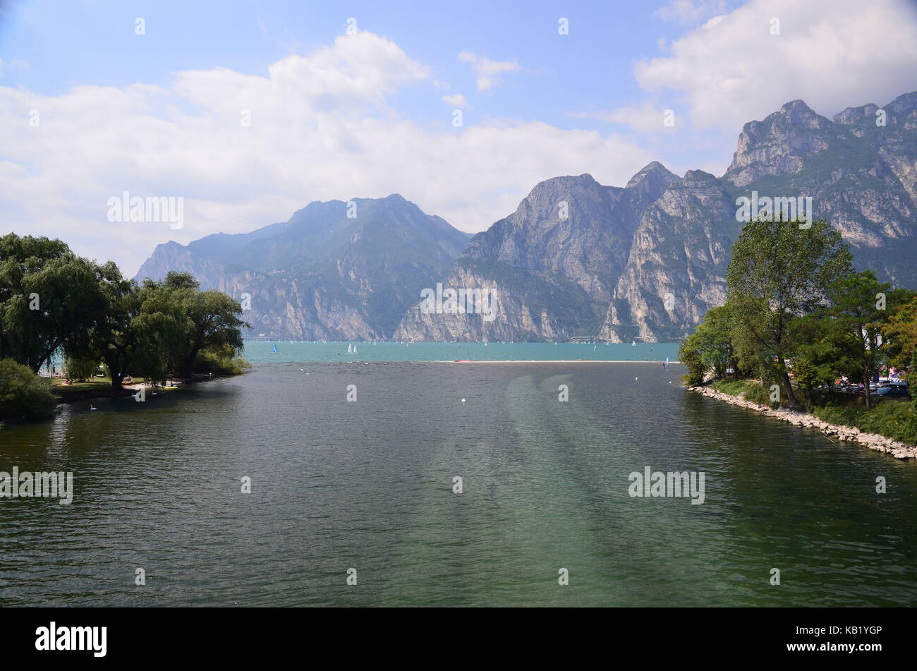 Fluss Sarca Trentino Italien Stockfotos und -bilder Kaufen - Alamy