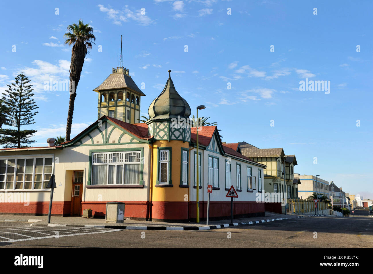 Namibia, erongo, Swakopmund, Woermann Haus Stockfotografie - Alamy
