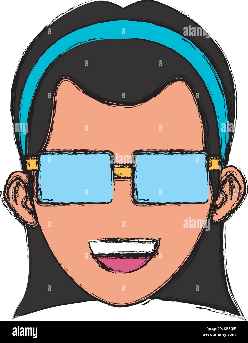 Draw glasses cartoon Stock-Vektorgrafiken kaufen - Alamy