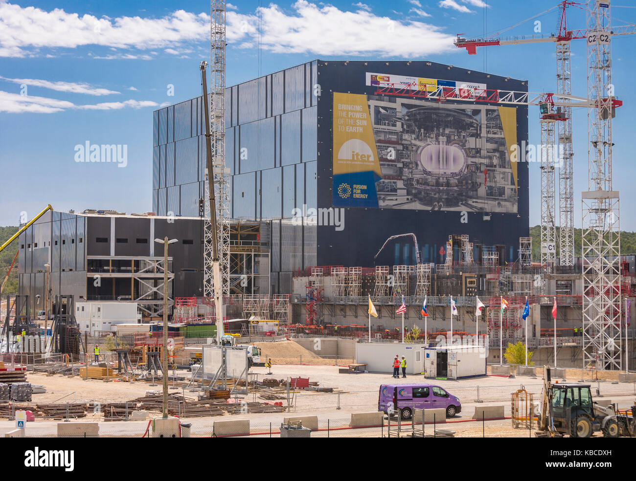 Iter Nuclear Fusion Plant Stockfotos und -bilder Kaufen - Alamy