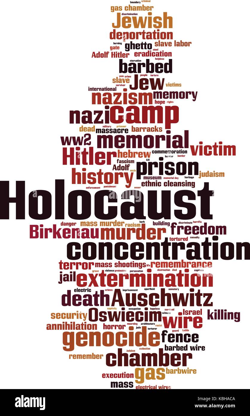 Holocaust cloud Konzept. Vector Illustration Stock-Vektorgrafik - Alamy