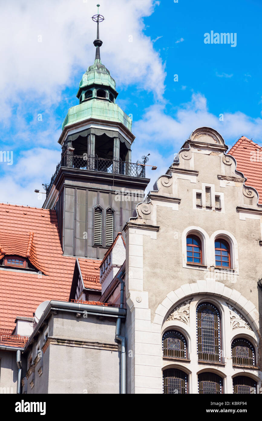 Alte Architektur von Liegnitz. Liegnitz, Niederschlesien, Polen ...