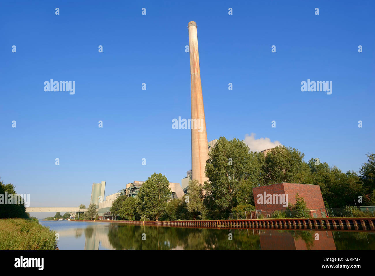 Kohlekraftwerk, Bergkamen-Heil, Nordrhein-Westfalen, Deutschland ...
