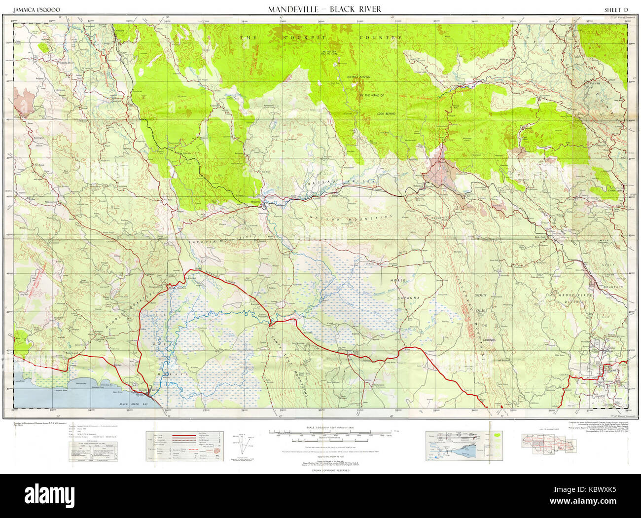Mandeville karte -Fotos und -Bildmaterial in hoher Auflösung – Alamy