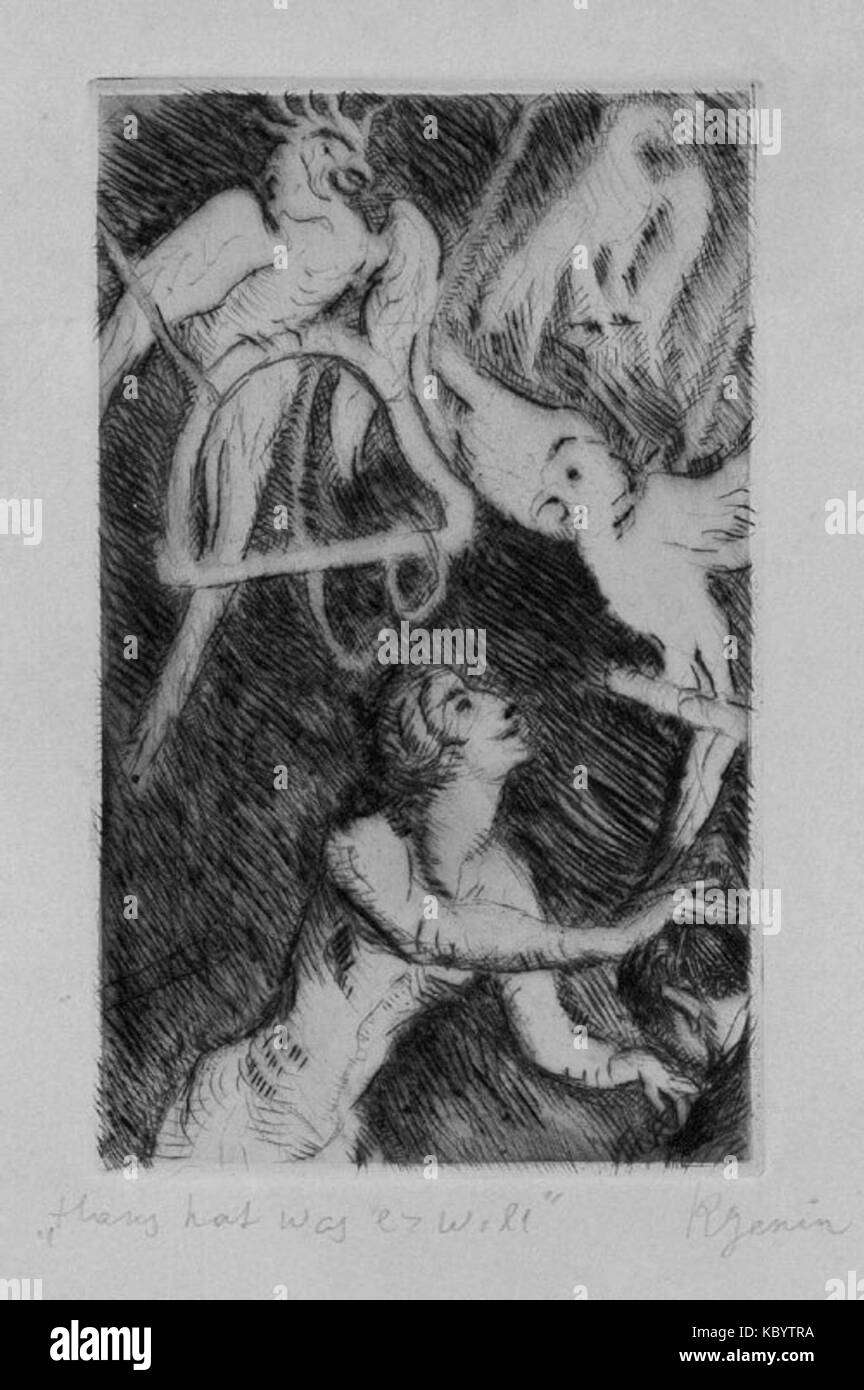 Robert Genin Hans Hut wurde er Stockfotografie - Alamy