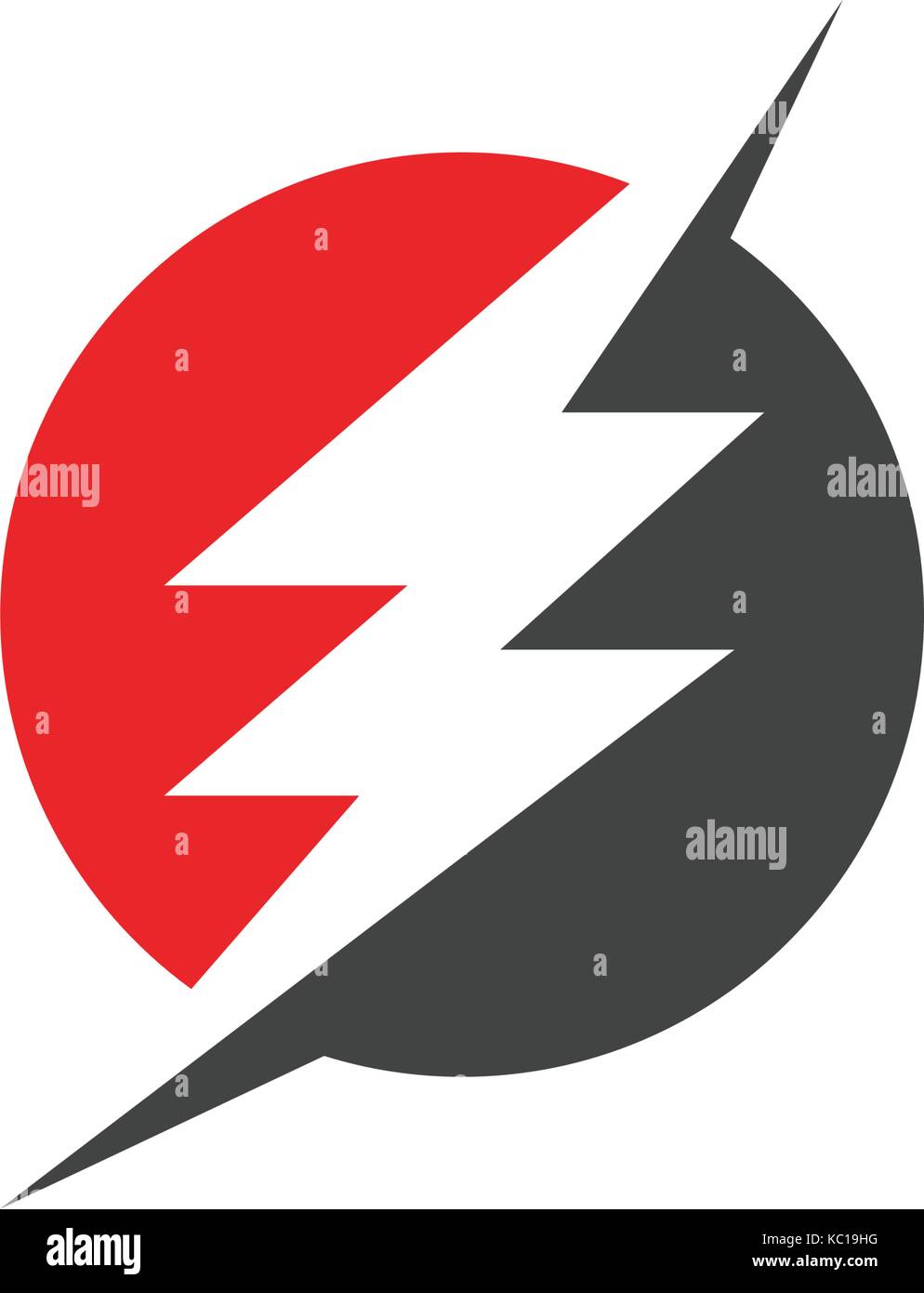 Blitz Logo Vorlage Vektor icon Abbildung design Stock-Vektorgrafik - Alamy