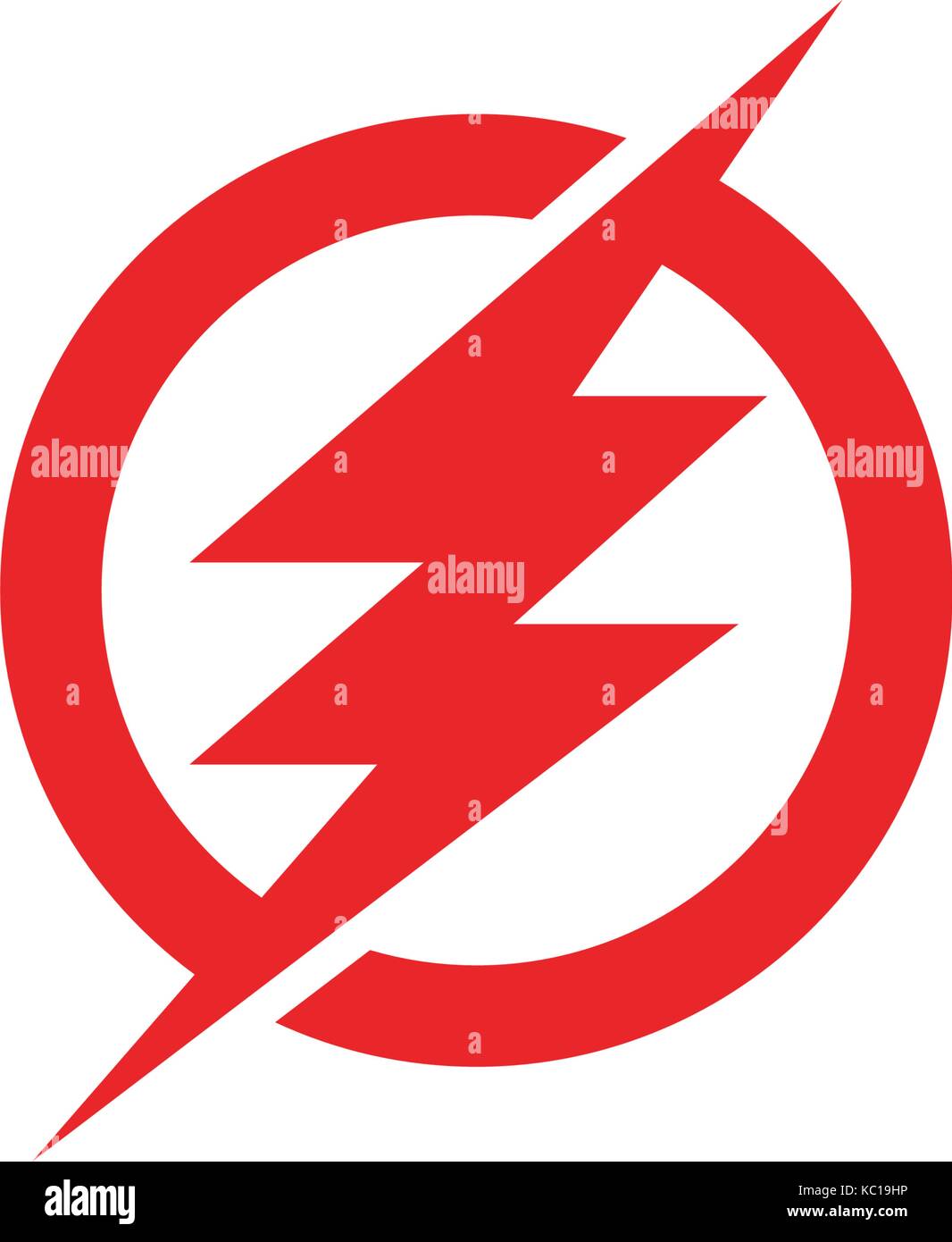 Blitz Logo Vorlage Vektor icon Abbildung design Stock-Vektorgrafik - Alamy