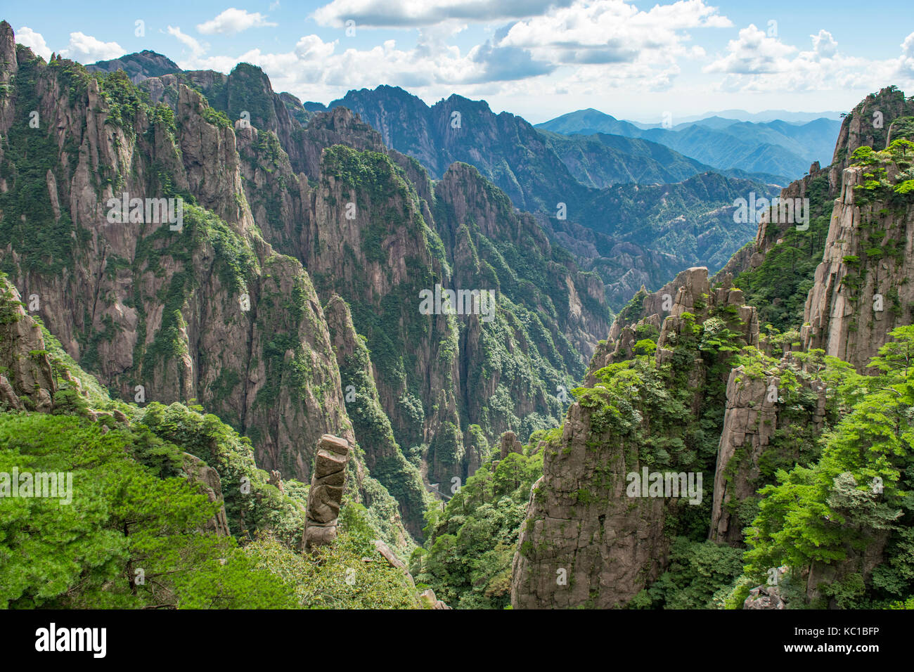 Xihai Grand Canyon, Yellow Mountain, huangshan, China Stockfotografie ...