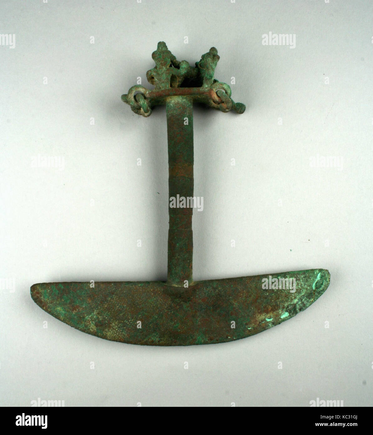 Messer (Tumi), 15. - 16. Jahrhundert, Peru, Inka, Kupfer (Cast), H.5 3/ ...