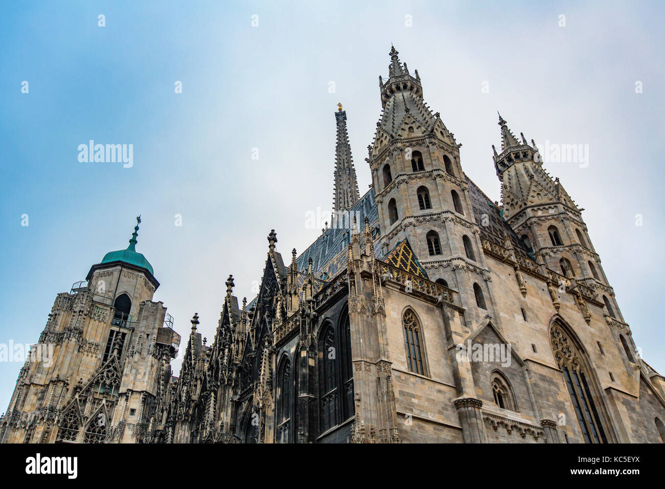 Detail der Stephansdom in Wien, Österreich Stockfotografie - Alamy