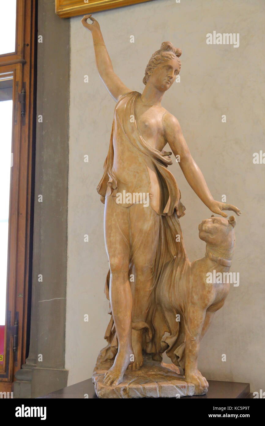Skulptur auf der Uffizien (Galleria degli Uffizi), Florenz, Italien Stockfotografie - Alamy
