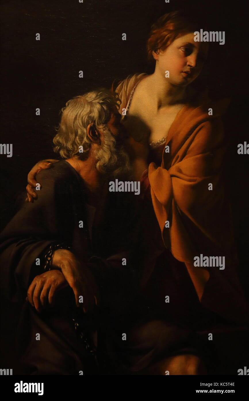 Gemälde auf Anzeige an der Uffizien (Galleria degli Uffizi), Florenz, Italien Stockfotografie ...