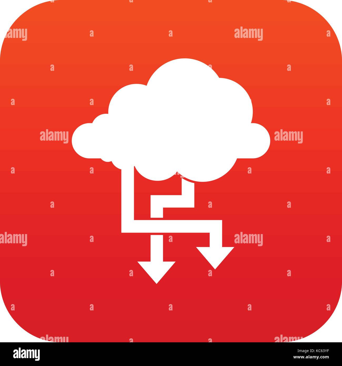 Rote pfeile himmel Stock-Vektorgrafiken kaufen - Alamy