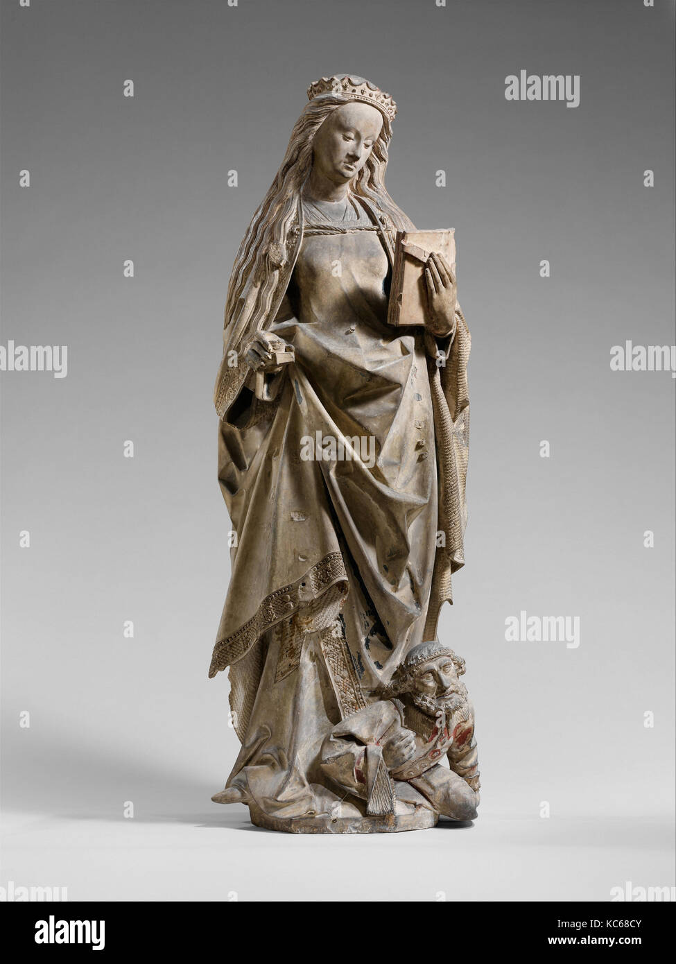 Die heilige Katharina von Alexandria, in der Werkstatt von Jan Crocq, Ca. 1475 - 1525 ...