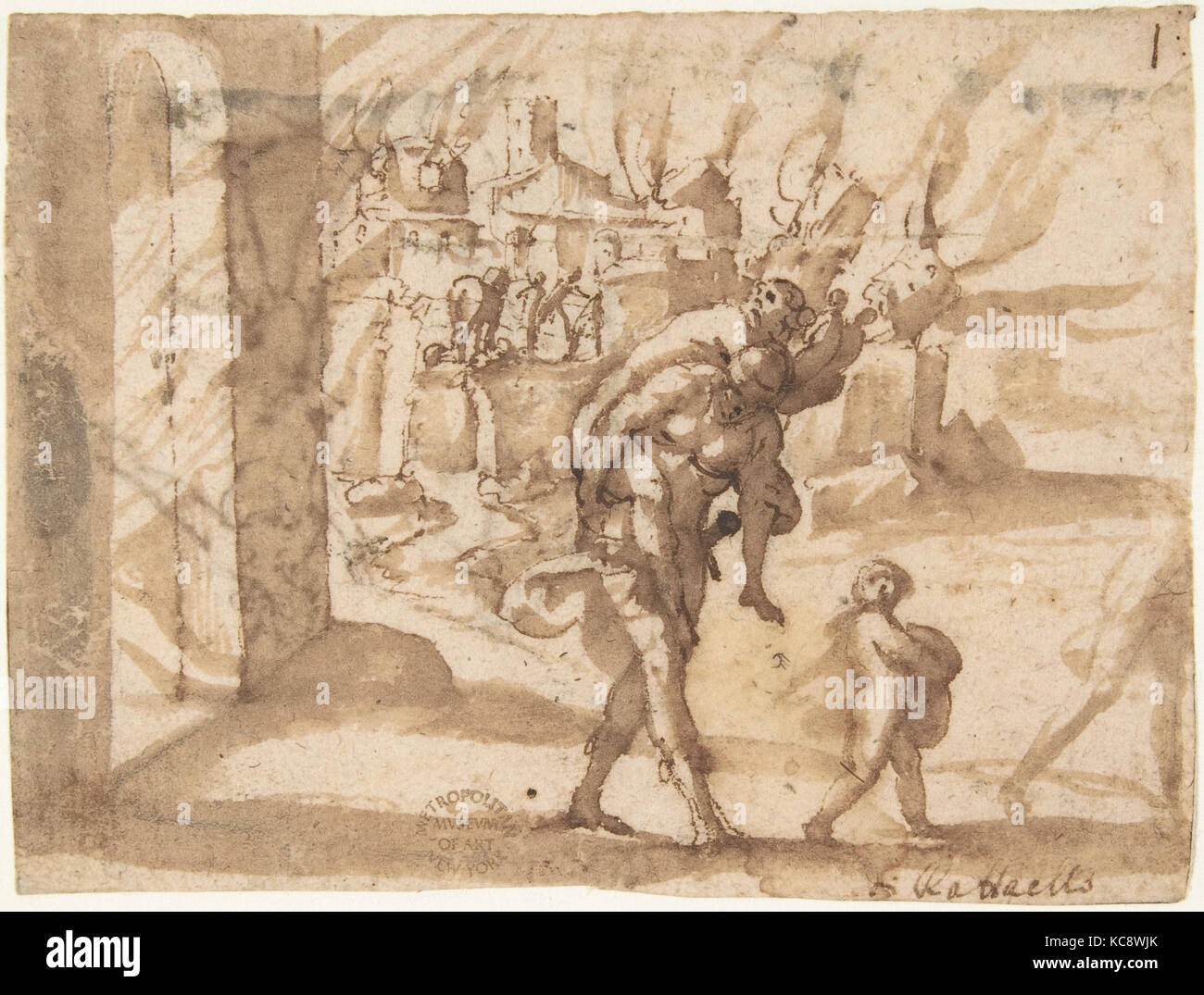 Aeneas And Anchises Stockfotos und -bilder Kaufen - Alamy