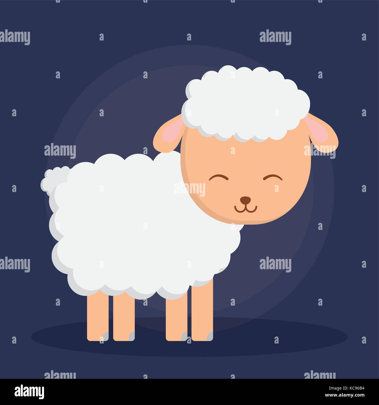 Schaf Cartoon Stockfotos und -bilder Kaufen - Alamy