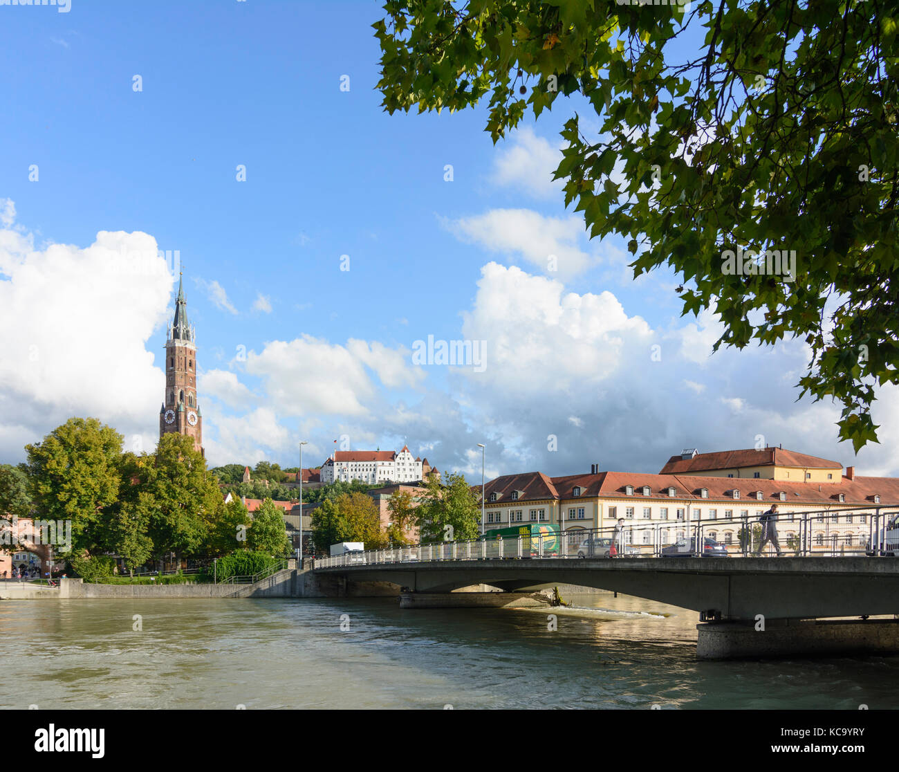 Old town of landshut at isar river -Fotos und -Bildmaterial in hoher ...