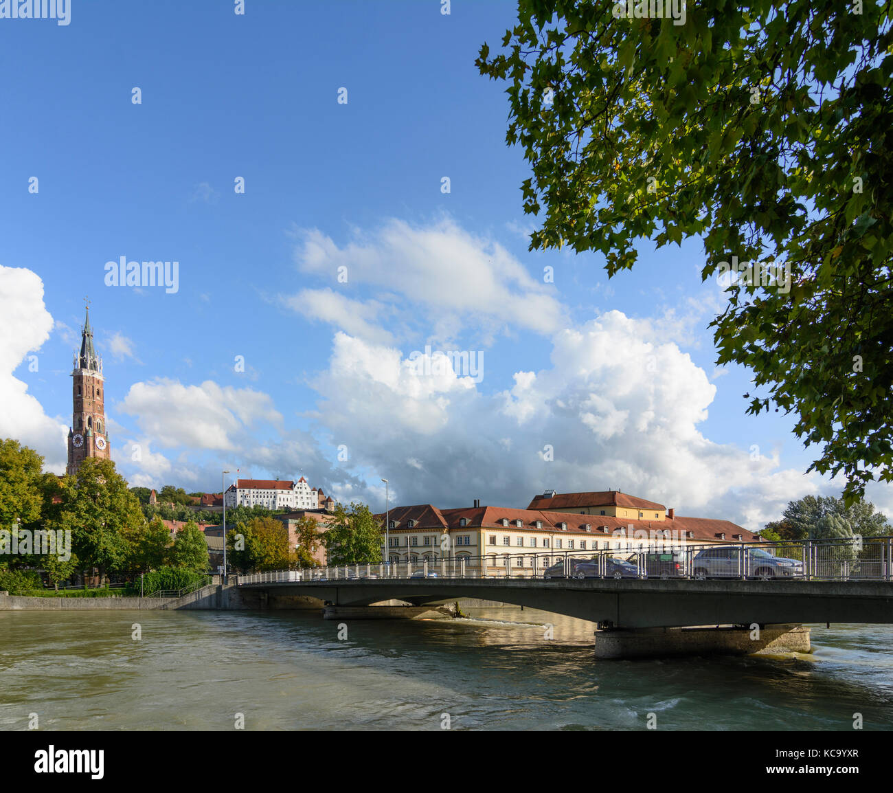 Old town of landshut at isar river -Fotos und -Bildmaterial in hoher ...