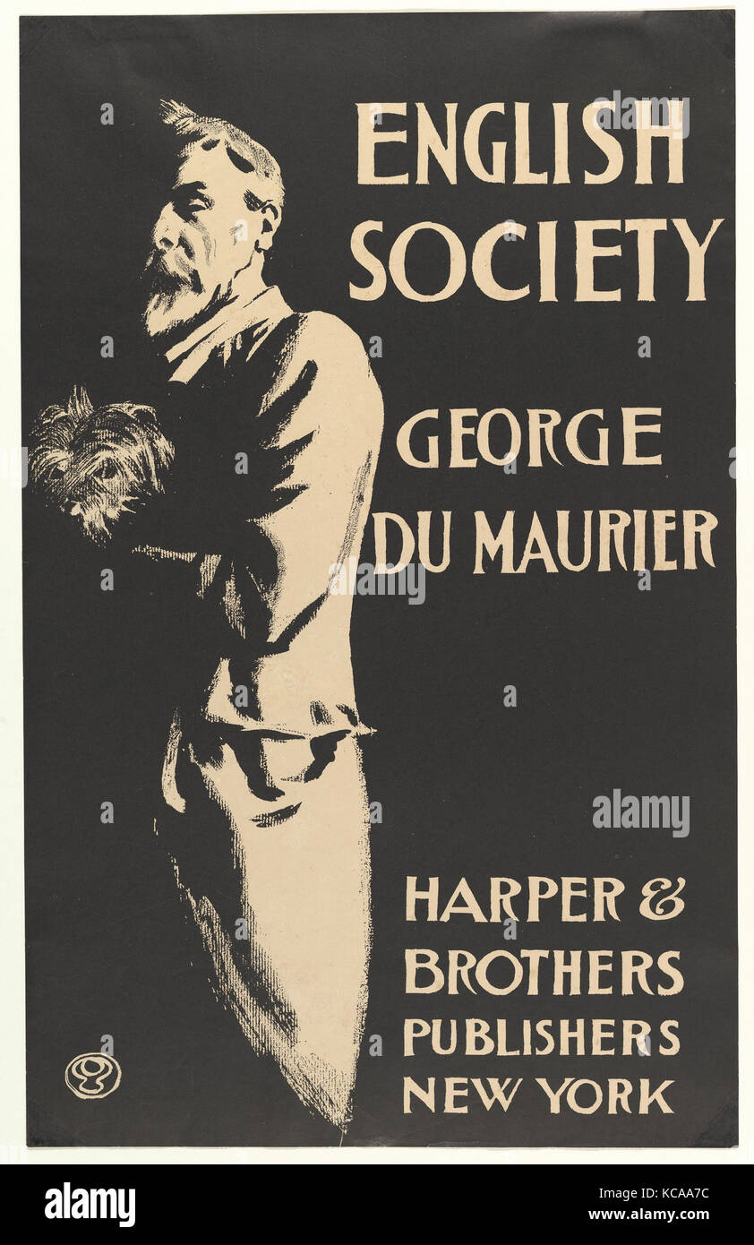 Die englische Gesellschaft, 1897, Lithographie, Blatt: 19 13/16 x 12 1/ ...