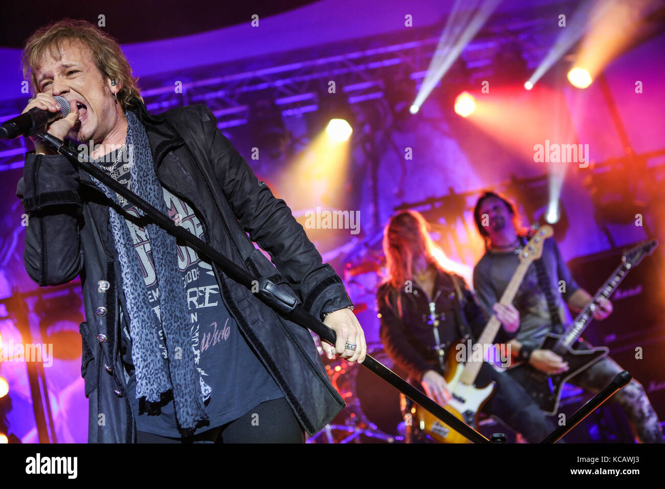 Wartenberg, Deutschland. Oktober 2017. Edguy, deutsche Power Metal Band ...
