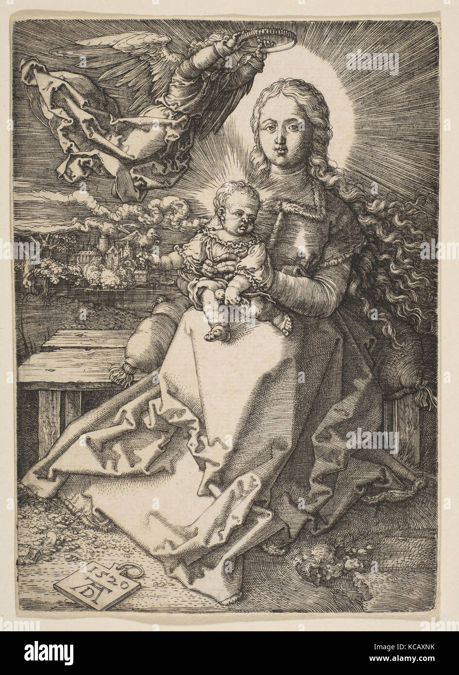 Die jungfrau und das kind mit einem engel -Fotos und -Bildmaterial in hoher Auflösung – Alamy