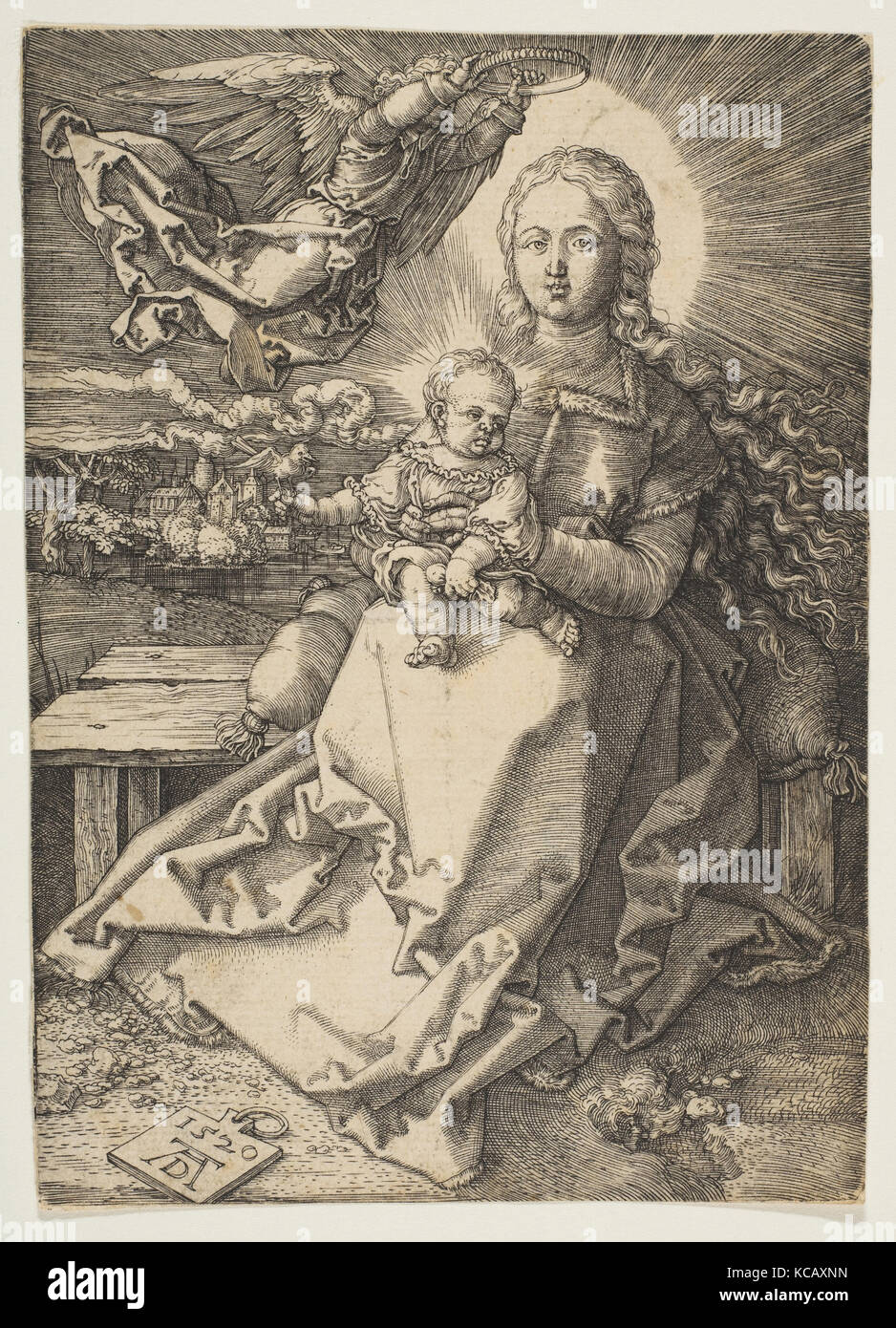 Die jungfrau und das kind mit einem engel -Fotos und -Bildmaterial in hoher Auflösung – Alamy