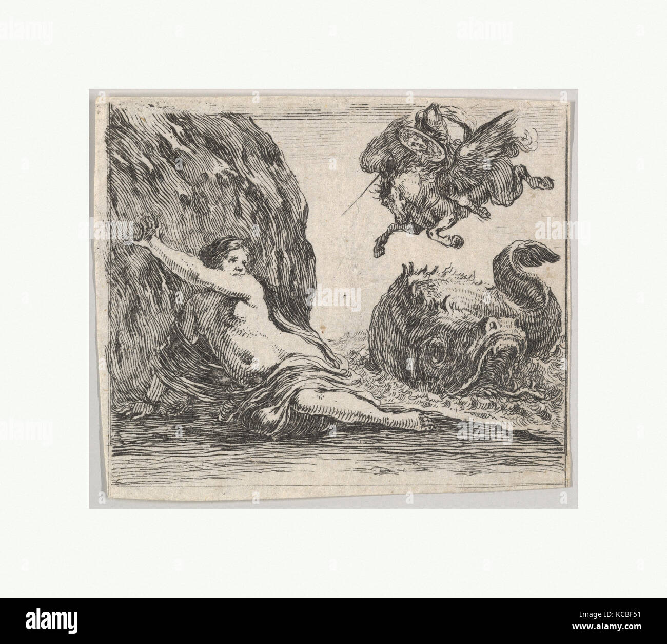 Perseus und Andromeda, von "Spiel der Mythologie' (Jeu de la Mythologie ...