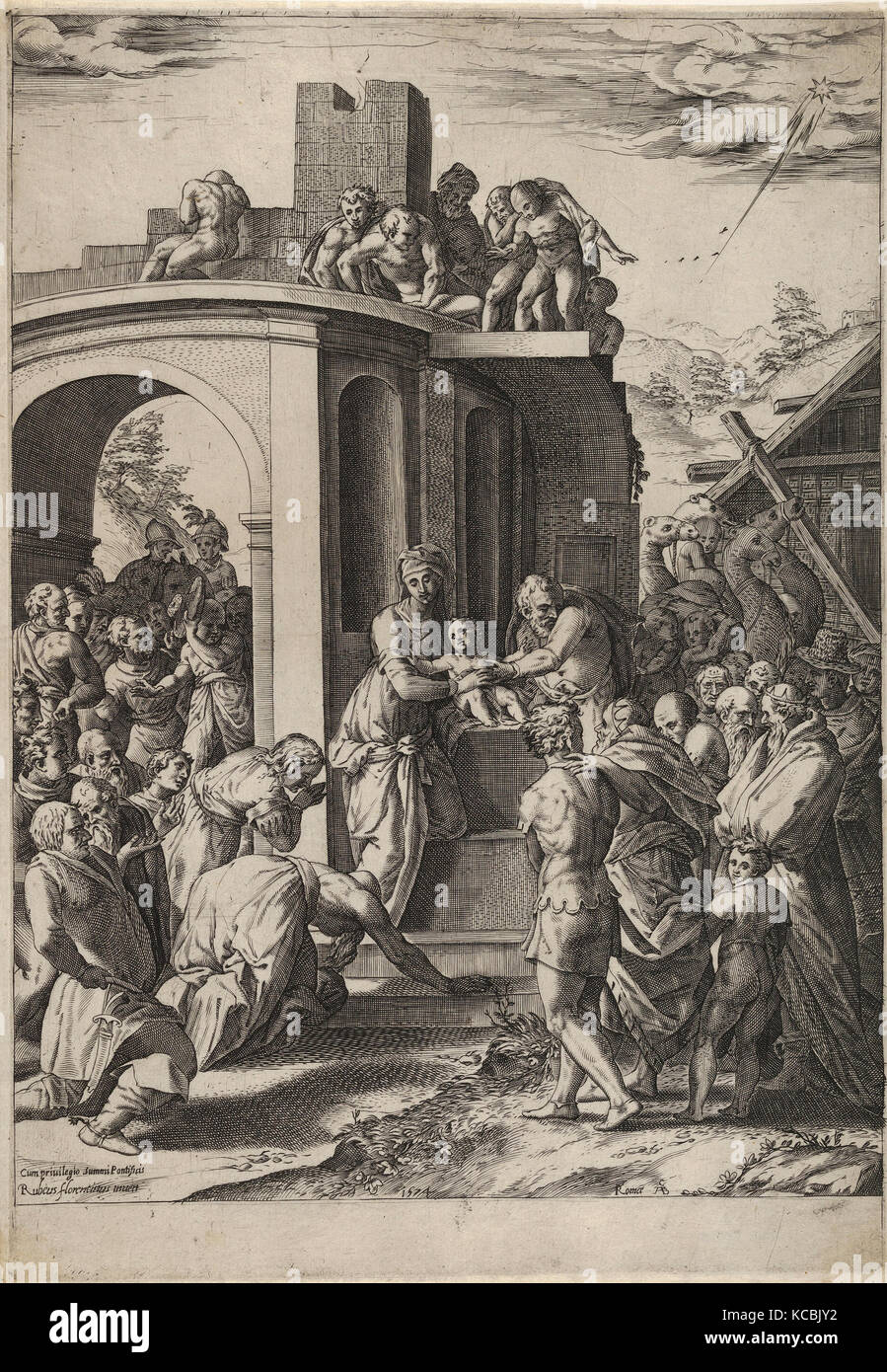 Die anbetung der magier und der jungfrau und des kindes -Fotos und -Bildmaterial in hoher ...