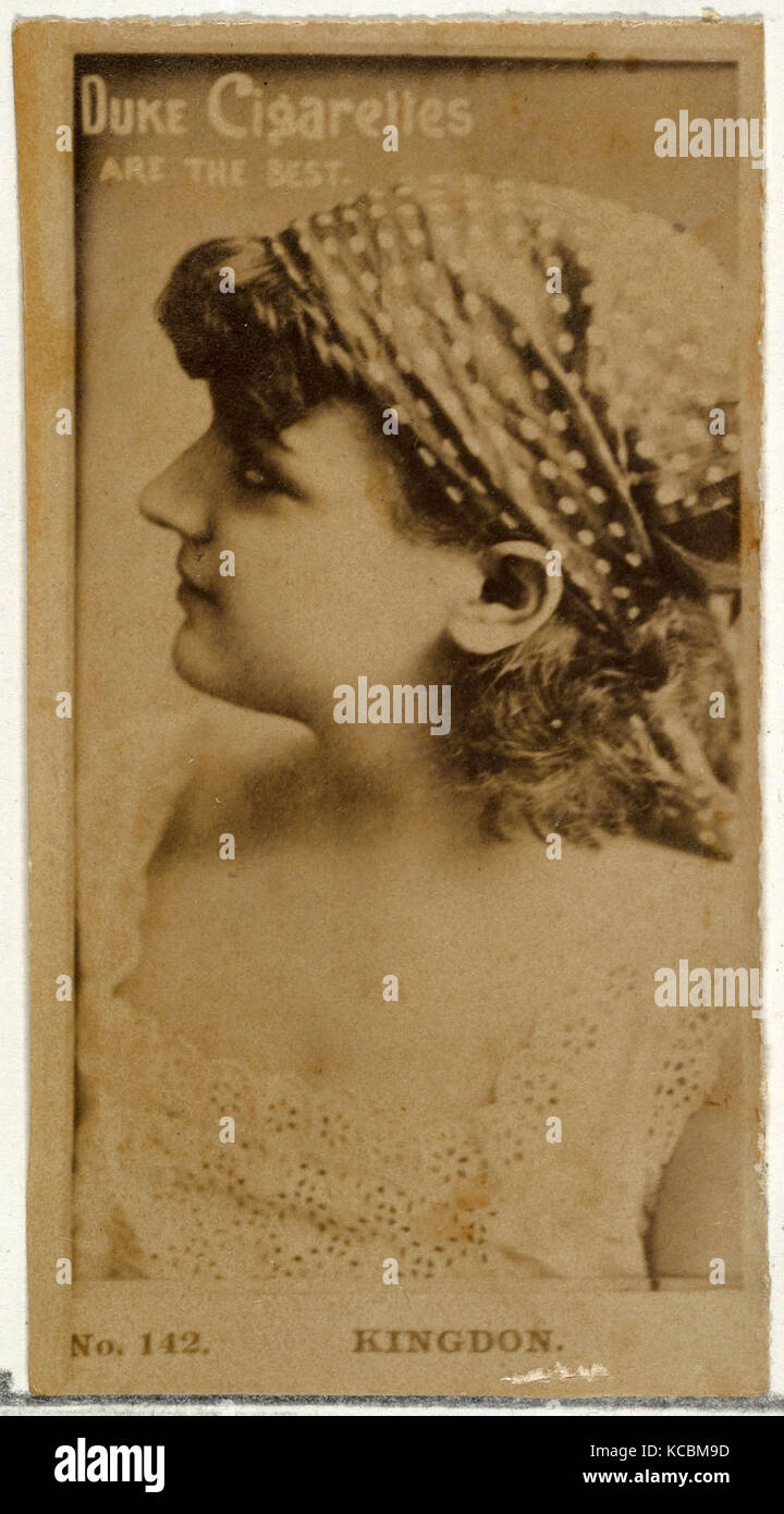 Zeichnungen und Drucke, Foto, Karte Nr. 142, Miss Kingdon, von den ...