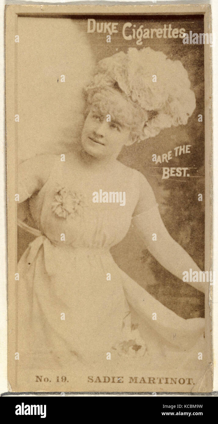 Zeichnungen und Drucke, Foto, Karte Nr. 19, Sadie Martinot, von den ...